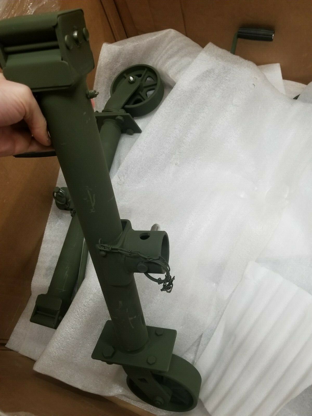 MILITARY TRAILER LEG SUPPORT ASSY Wheel M1102 M101A1 M101A2 A3 M101 | eBay