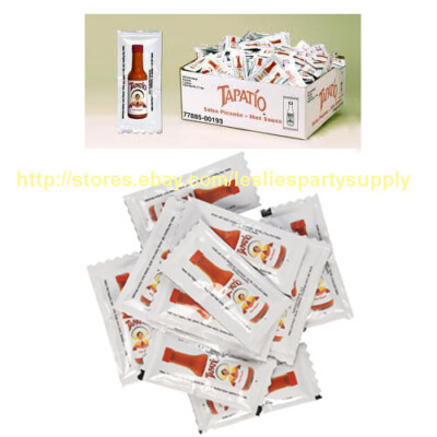 Tapatio Hot Sauce - 1/4 oz. Travel Packets (300-ct) | eBay