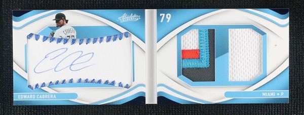 2022 Panini Absolute - Rookie Baseball Material Booklet Signatures Blue ...