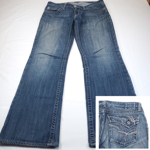 Big Star Jeans Womens 32XL Blue Sweeb Lowboot Cut Cowgirl Country | eBay