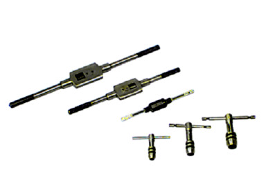 6 Piece TAP WRENCH SET 3 T-Handles 3 Straight Wrenches Tap Holders | eBay