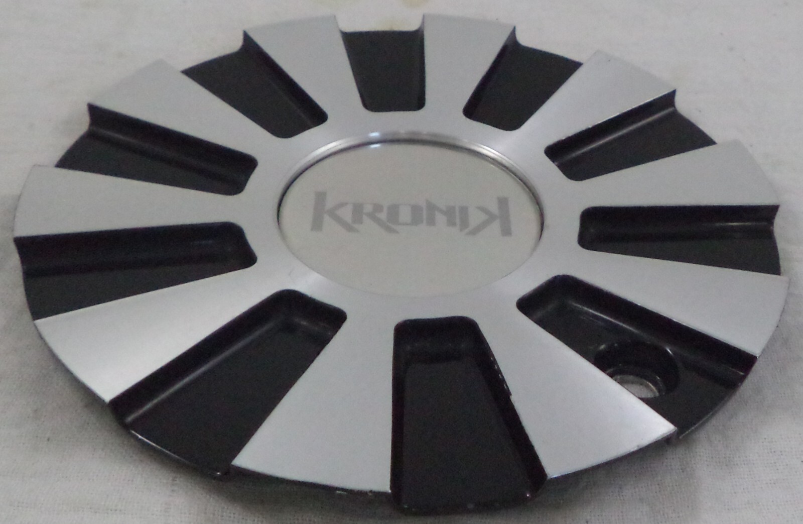 Kronix Wheels Gloss Black / Silver Custom Wheel Center Cap Caps # G153 ...