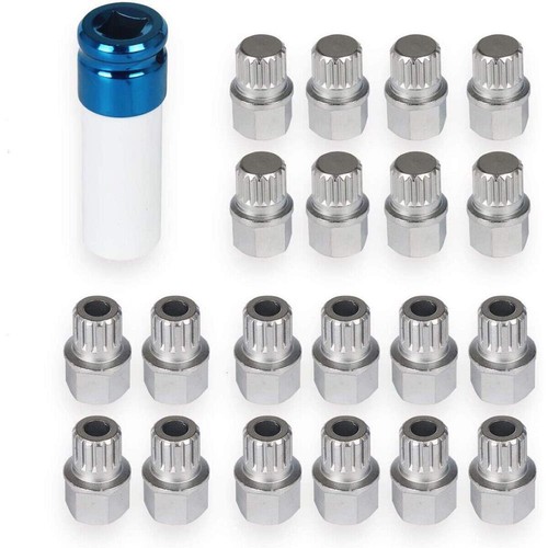 Wheel Lock Lugnut Anti-theft Lug Removal Kit Key Socket Set Nut Screw ...