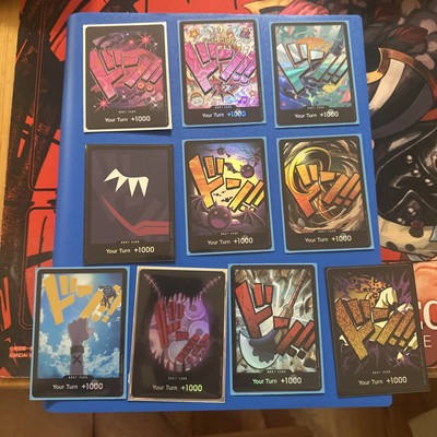 PRB-01 THE BEST One Piece ENGLISH DON CARD HOLO FOIL Lot Of 10 | eBay