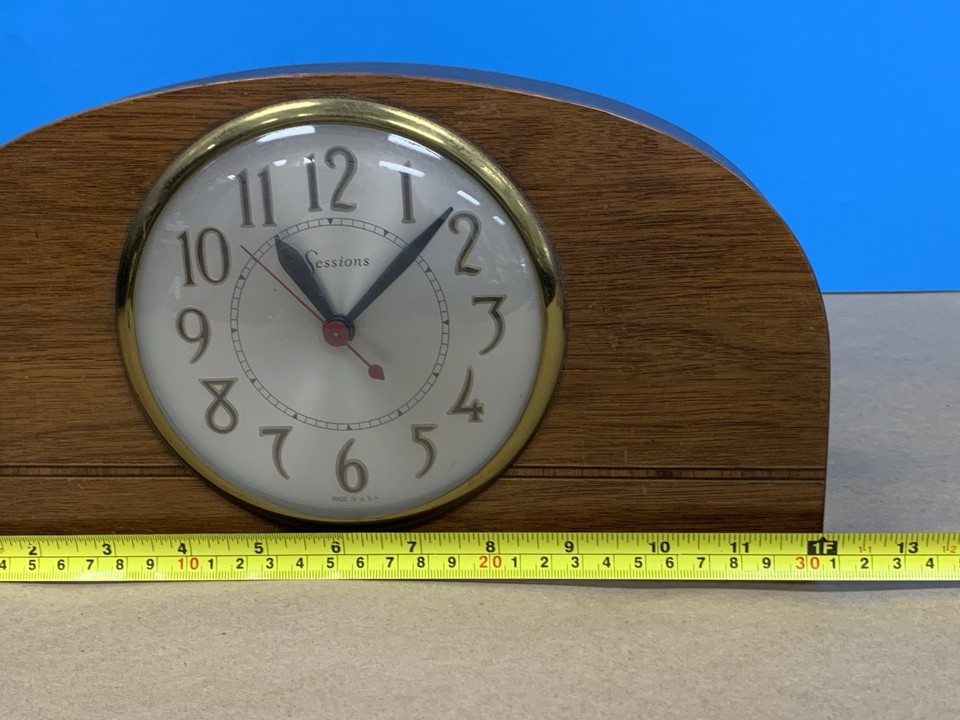 Vintage Electric Mantle Clock Lot of 2 Gilbert 1807 Sessions Made In ...