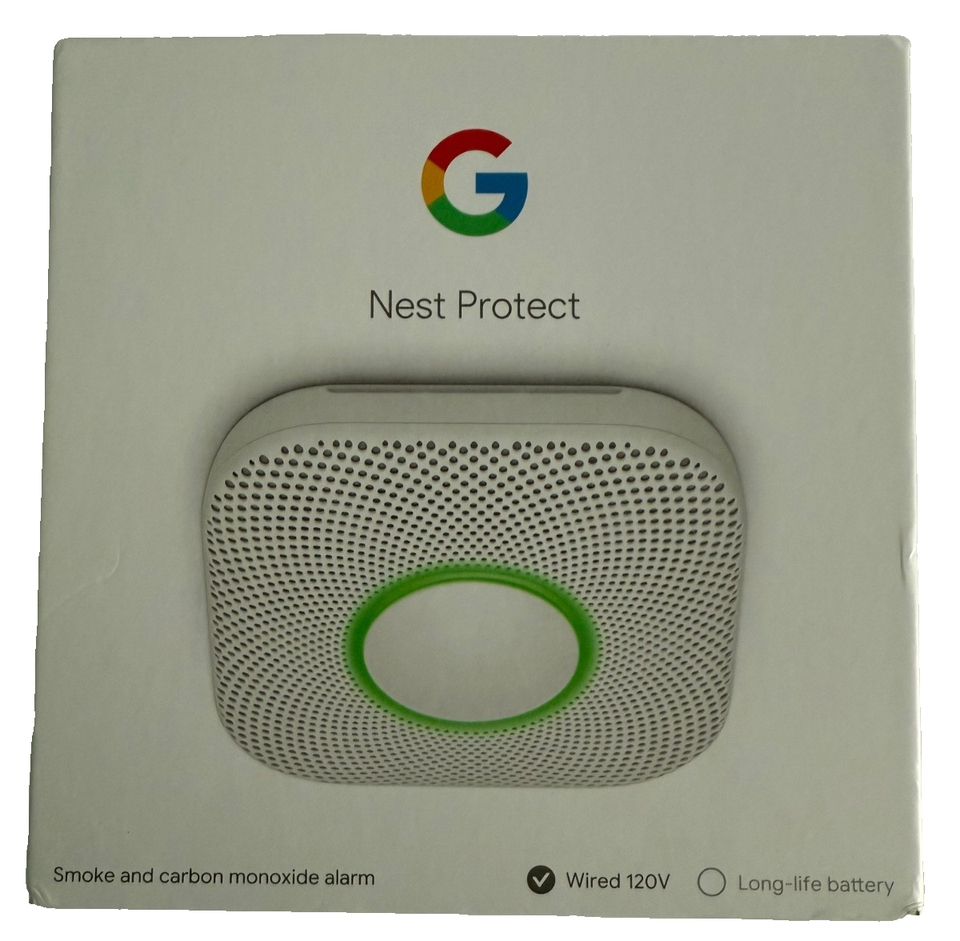 EMPTY Box Nest Protect Smoke and Carbon Monoxide Alarm Packaging Only x ...