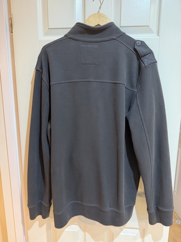 M & S Men’s North Coast Zip Through Jacket, Charcoal Colour - Size XL ...