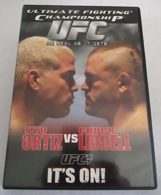 UFC 47 It's On! DVD 2004 Tito Ortiz Vs Chuck Liddell Ultimate Fighting ...