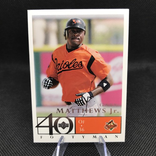 2003 Upper Deck 40-Man #156 Gary Matthews Jr. | eBay