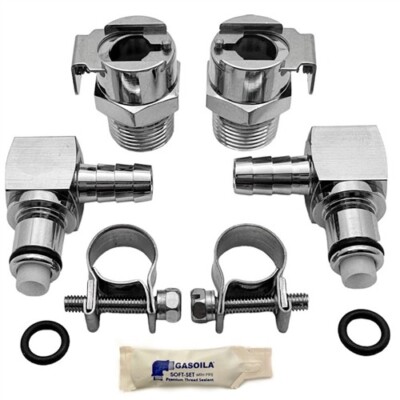 Quick Disconnect Fuel Hose Coupling Kit (4 Piece) for 5/16" hoses ...