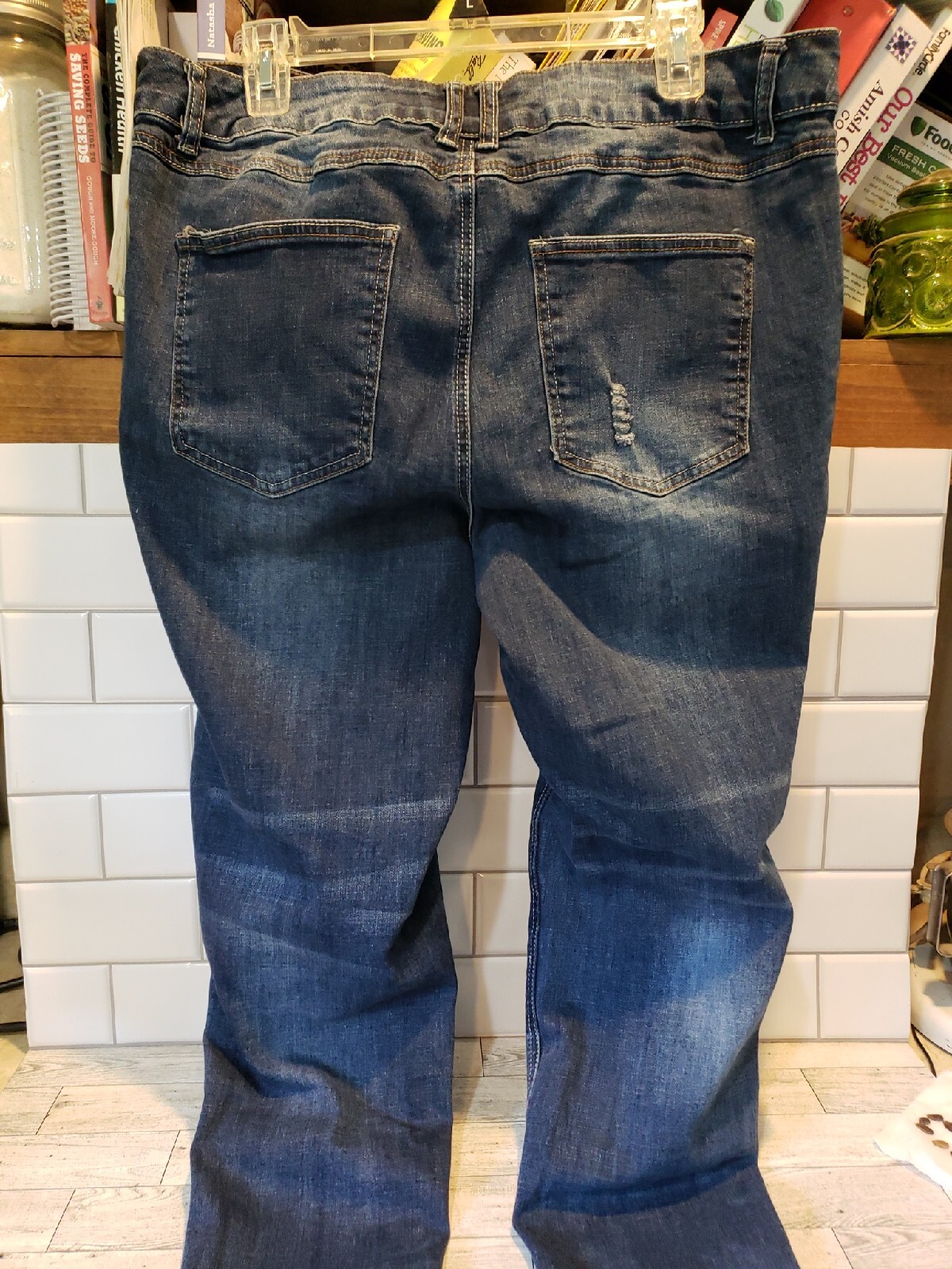 Cato Premium Denim Distressed Blue Jeans Women's Size… - Gem