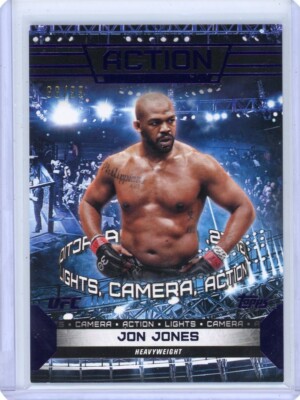 Jon Jones 2024 Topps UFC Knockout Lights, Camera, Action 66/99 | eBay