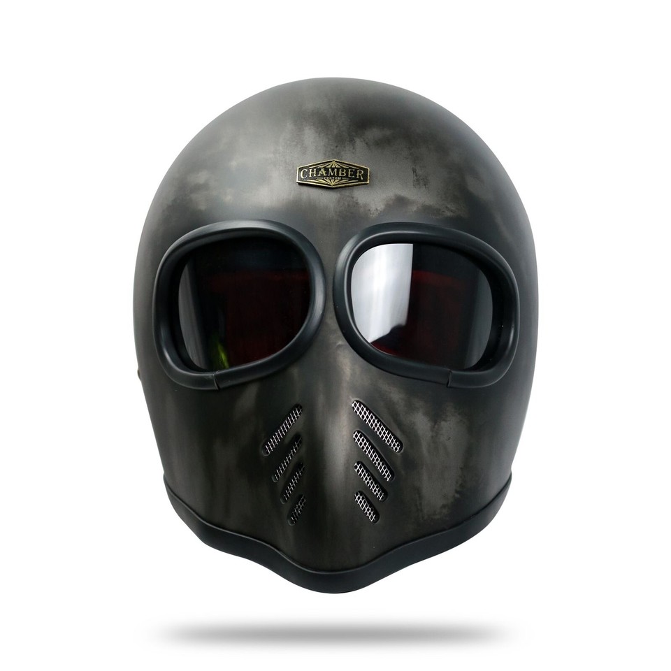 Vintage Custom Helmet XF-GP Patina Cafe Racer Chopper Motorbikes (NOT ...