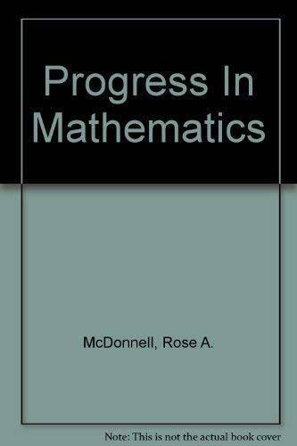 Progress In Mathematics - Grade 4 - Paperback By McDonnell, Rose A ...