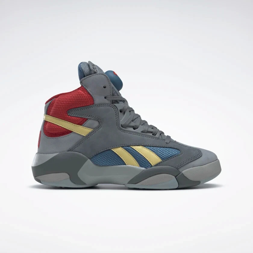 Reebok Shaq Attaq DC Comics Grey Red Superman Man of Steel HQ4587 Men's ...