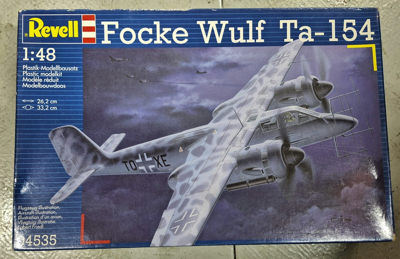 1/48 Revell 04535 Aircraft Focke Wulf Ta-154 scale model NOS MIB | eBay UK