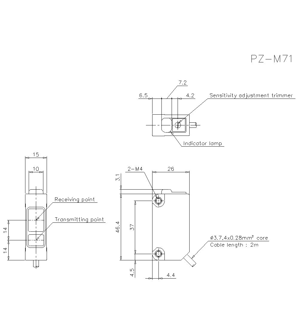 1pcs KEYENCE PZ-M71 Photoelectric Sensors#YC | eBay UK