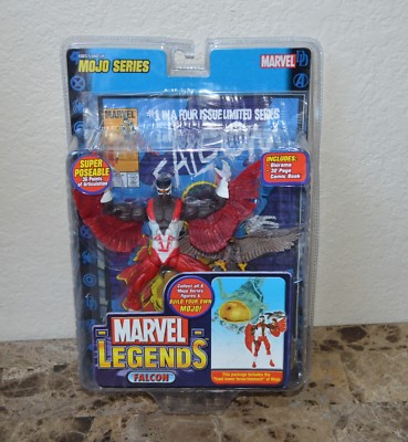 Marvel Legends Mojo BAF Series Falcon Open Vest Super Poseable Figure ...