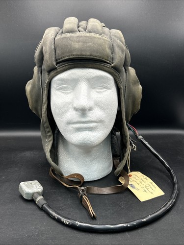 Vintage Cold War Era USSR Soviet-Made Tank / Tanker Helmet TSH-4 ...