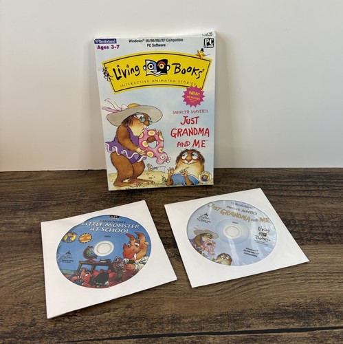 Just Grandma and Me & Little Monster At School Interactive CD ROM ...