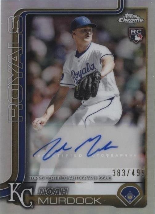 2025 Topps Chrome Update Series - Autographs Noah Murdock #AC-NM ...