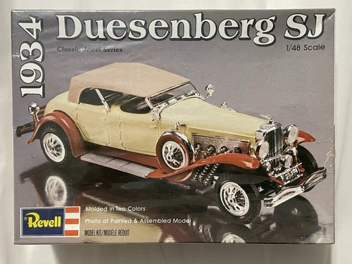 1977 Revell 1934 Duesenberg SJ Roadster 1/48 Classic Jewel FACTORY ...