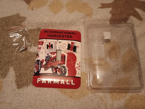 INTERNATIONAL HARVESTER/FARMALL TRACTOR METAL LIGHT SWITCH COVER BRAND ...