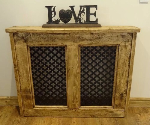 RUSTIC FARMHOUSE RADIATOR COVERS MADE TO ANY SIZE / SOLID | eBay UK