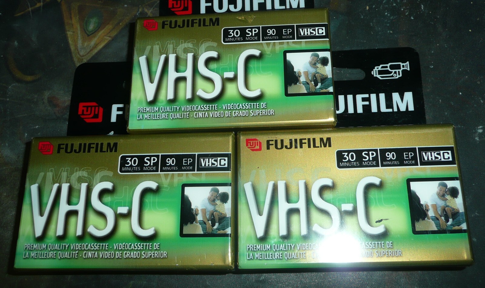 Lot of 3 NEW FujiFilm VHS-C Video Cassette VHSC Tape TC-30 | eBay