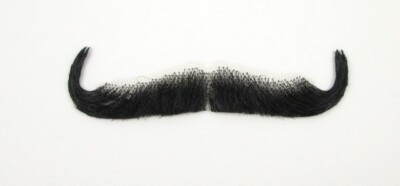 Fake Moustache Human Hair Handlebar Mustache - Costume Mustache For ...