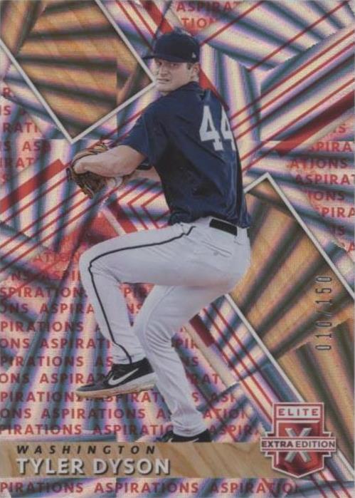 2019 Panini Elite Extra Edition - Tyler Dyson #150 Aspirations Red /150 ...