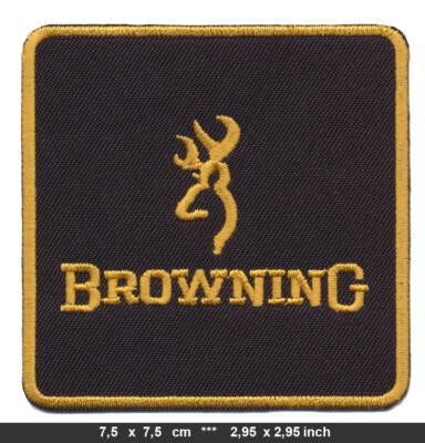 BROWNING Patch Embroidered Sew Iron guns shotguns hunting sports | eBay