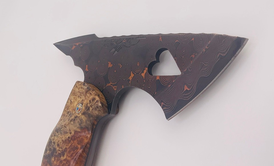 Half Face Blades Custom Bleeding Heart Hawk #9 Raindrop Coppermascus ...