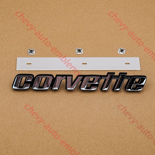 1Pc Chrome Rear Bumper Emblems For 1976 late -1979 Corvette C3 Badge | eBay