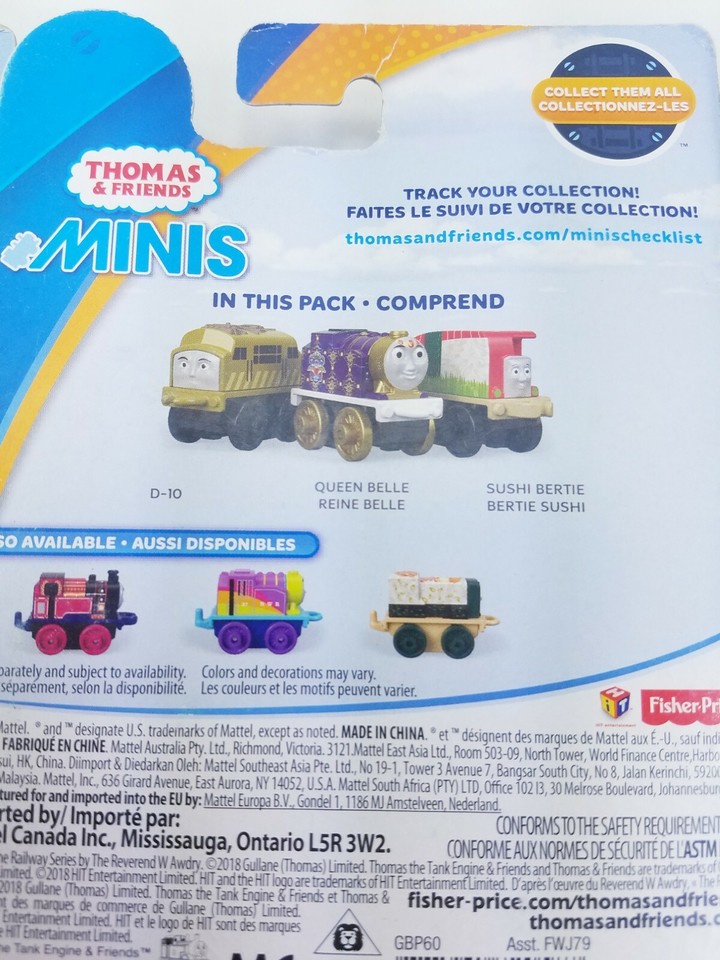 Thomas & Friends Mini 3-Pack Lot of 3 | eBay