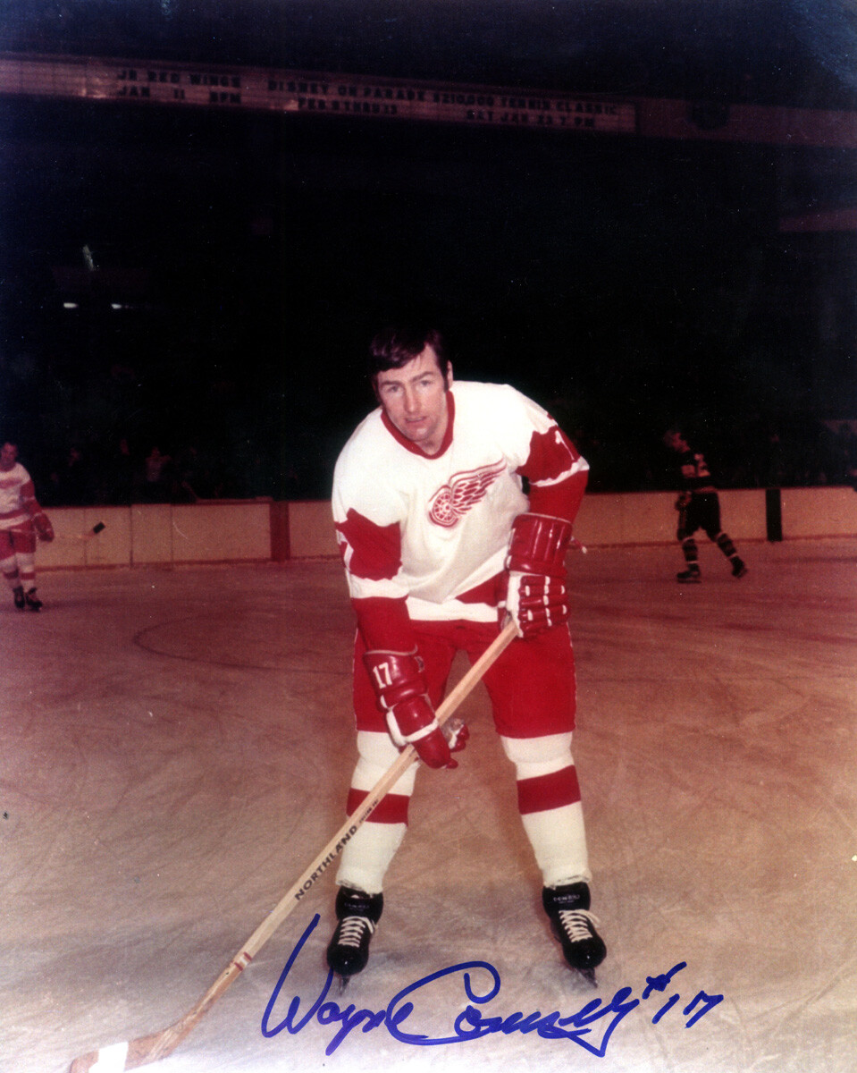 1 - Detroit Red Wing Autographed Wayne Connelly Photo comes with Cert ...