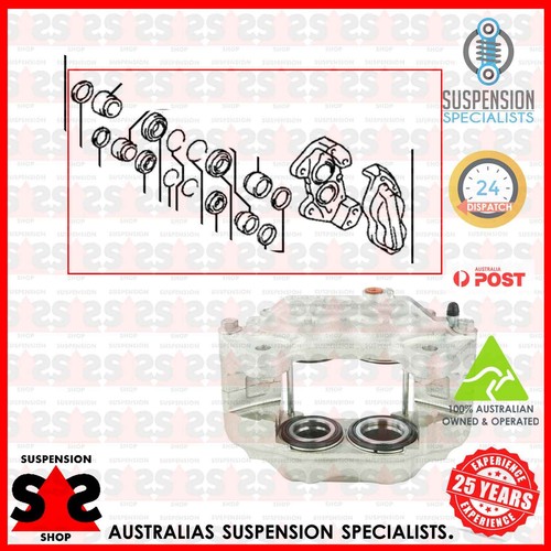 Front Axle Left Brake Caliper Suit TOYOTA LandCruiser 4.2 TD (HDJ101 ...