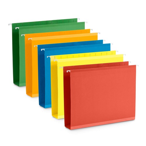 Blue Summit Supplies BSS-92588-1024 Hanging File Folders, Assorted ...