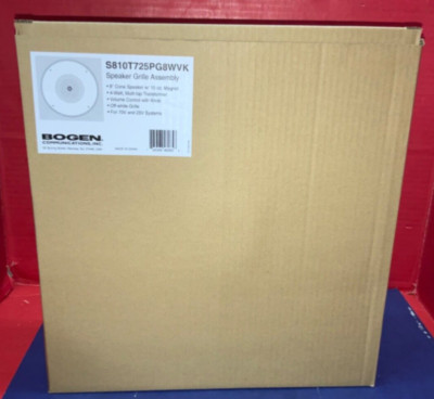 Bogen - Ceiling Speaker + Grill Assembly, Transformer, Volume Knob ...