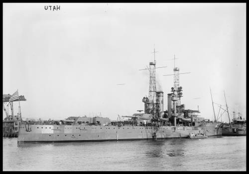 Photo:USS UTAH,ship,1910-1915,Bain News Service,American Flag | eBay