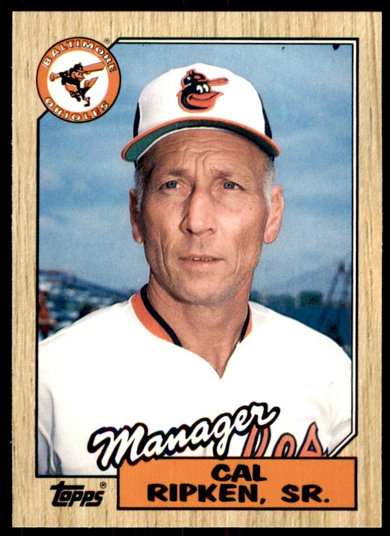 1987 TOPPS TRADED CAL RIPKEN SR. BALTIMORE ORIOLES #102T | eBay