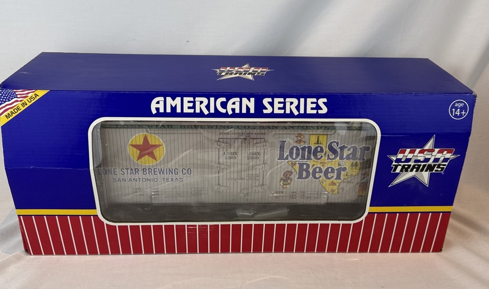 USA Trains R-16436 Lone Star Beer Reefer G Scale NIB Refrigerator Car Beer Texas | eBay
