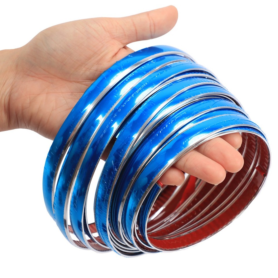 1/2" Trim Chrome Molding Decoration Strip Car Door Body Side Protector ...