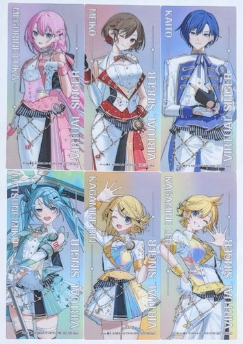 ProSeka Virtual Singers Clear Bookmark Set Hatsune Miku Rin Len Luka ...
