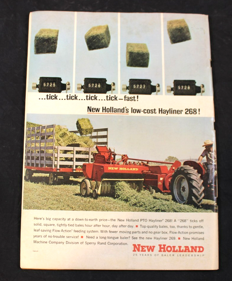VINTAGE APRIL 3, 1965 INDIANA PRAIRIE FARMER MAGAZINE ~ IH, FORD, ALLIS ...