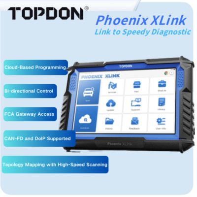 2025 TOPDON Phoenix XLink: ECU Programming Diagnostic Tool, 2 Years ...
