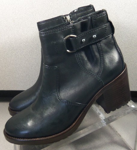 362145 LSPBT50 ISABEL WOMENS SHOE 7 M BLACK LEATHER H.S.TRASK | eBay