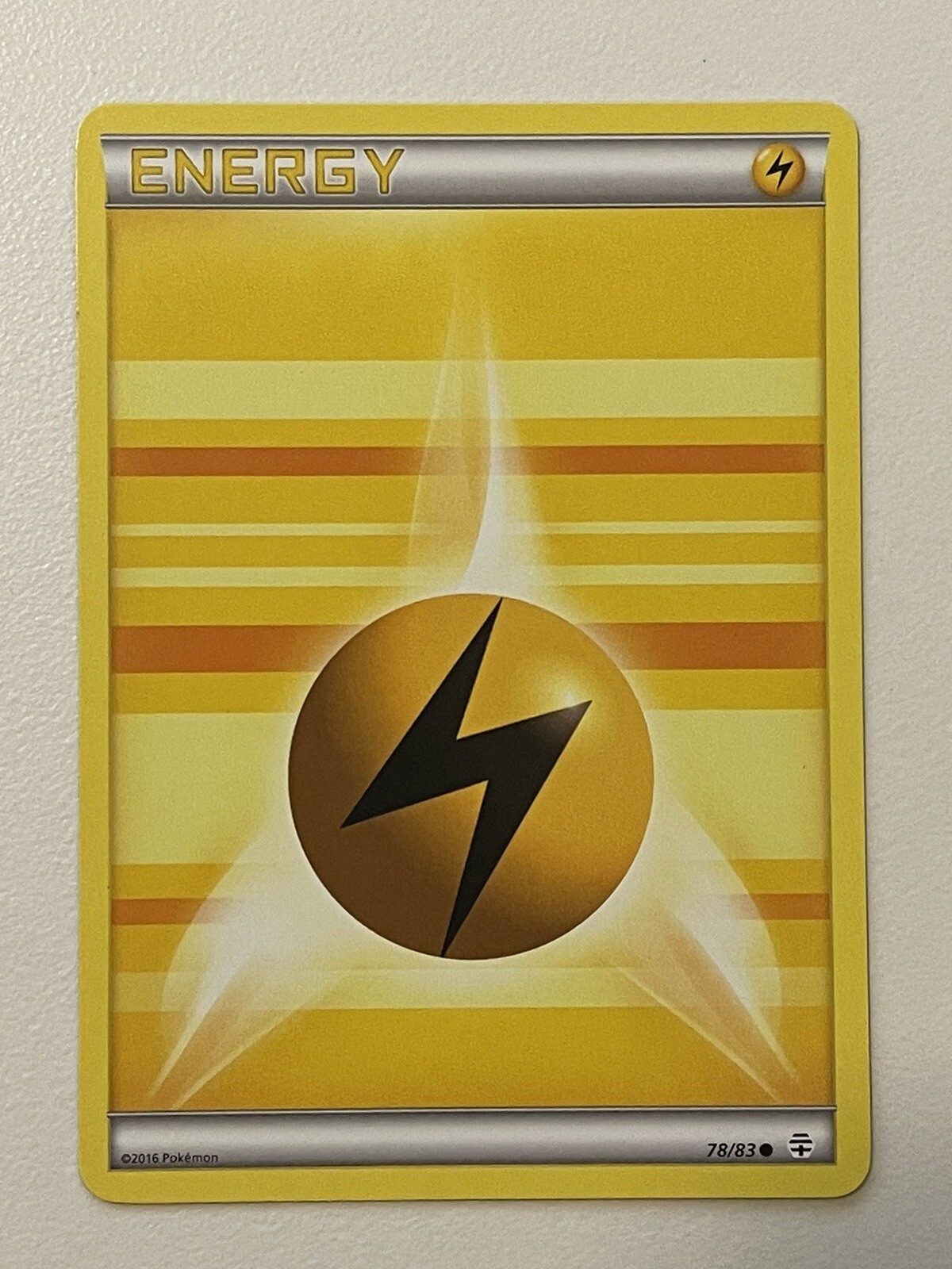 Pokemon TCG - Electric Energy Card - 78/83 - Non-Holo Common - XY ...