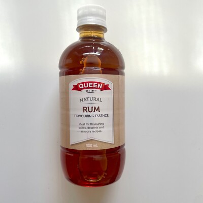 QUEEN Rum Essence Flavour (500 ml) Natural • Best Before: 3+ Years ...