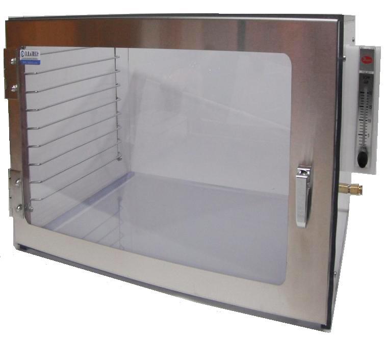 Nitrogen Desiccator Cabinet, Acrylic, with Gas Ports, Flowmeter Shelf ...